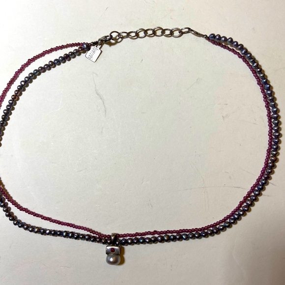 Baroni Designs | Jewelry | Baroni Design 925 Pendant Pearl 2 Strand ...